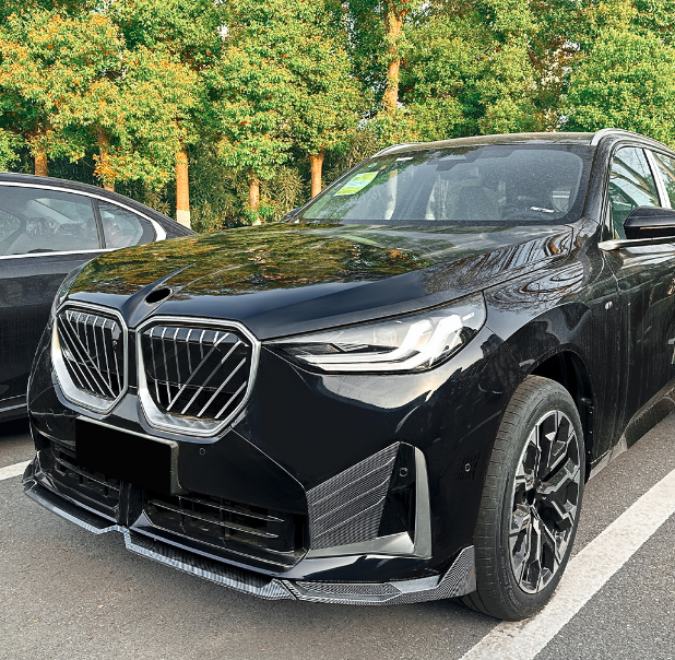 For 2025+ BMW X3 G45 M Sport Carbon Look Front Bumper Side Grille ...