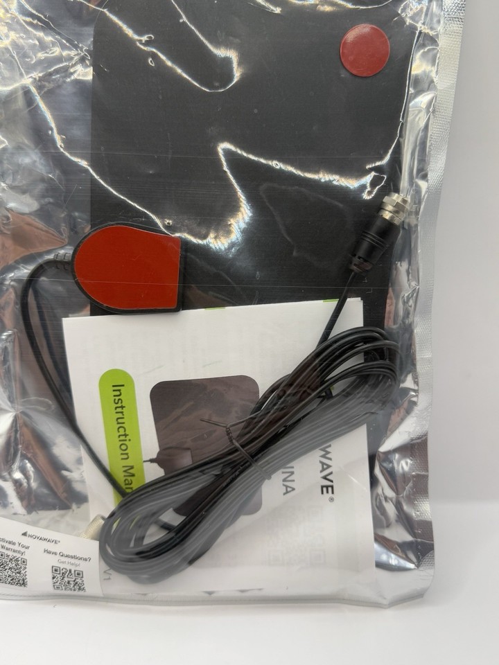 NOVAWAVE Tv Antenna With Hd Output Plug And Play Boosts Tv Signal Coax ...