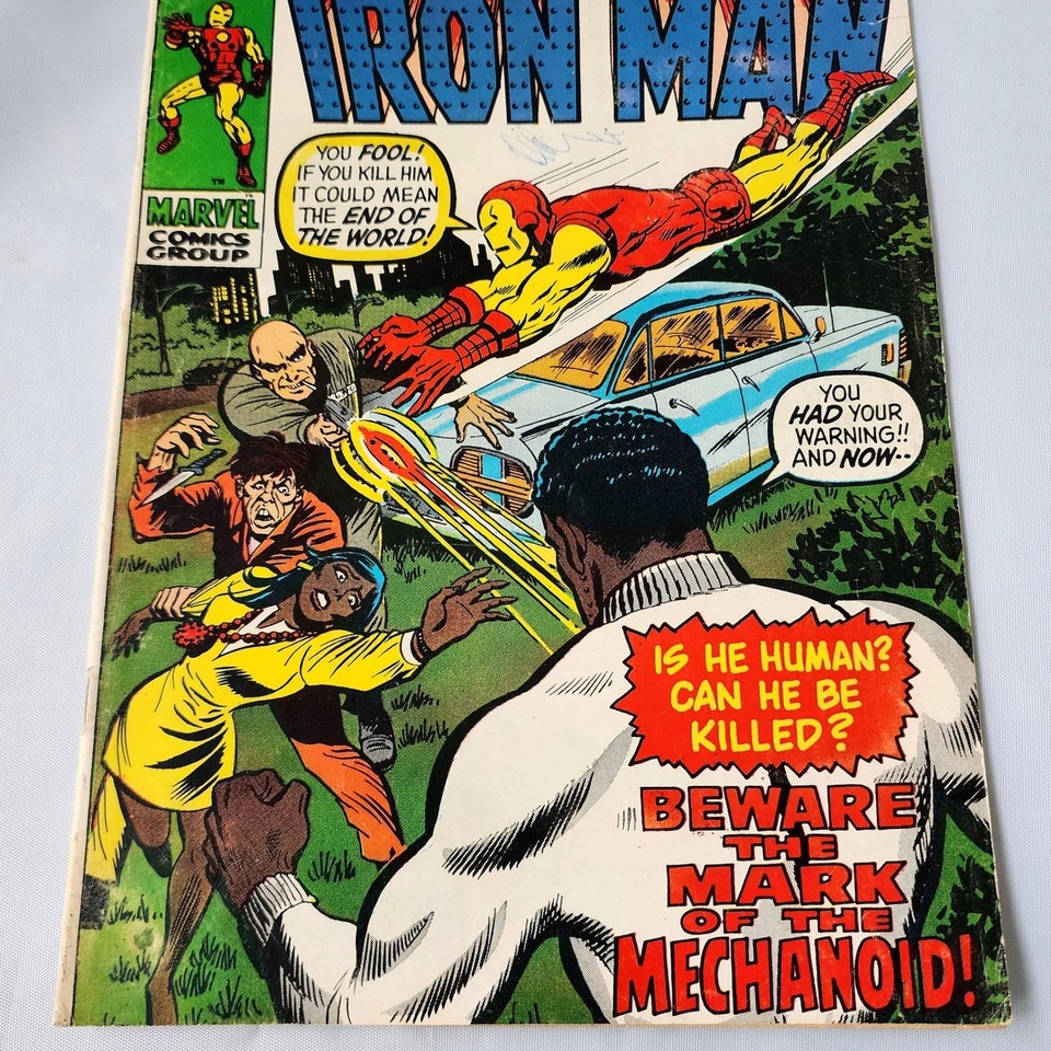 The Invincible Iron Man Comic Book Issue #32 Marvel Comics 1970s FN 1st ...