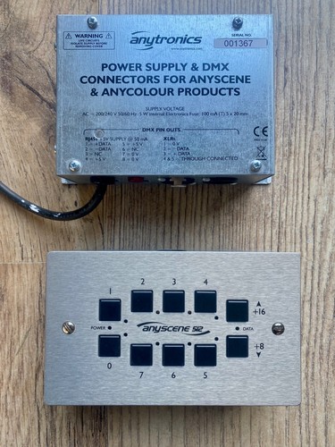 Anyscene 512 Lighting DMX Scene Recall Unit + PSU | eBay