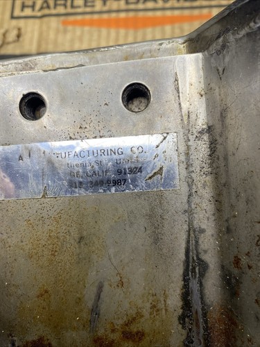 Harley Sportster Ironhead Chrome Horse Shoe Oil Tank Chopper Xlch XLH ...