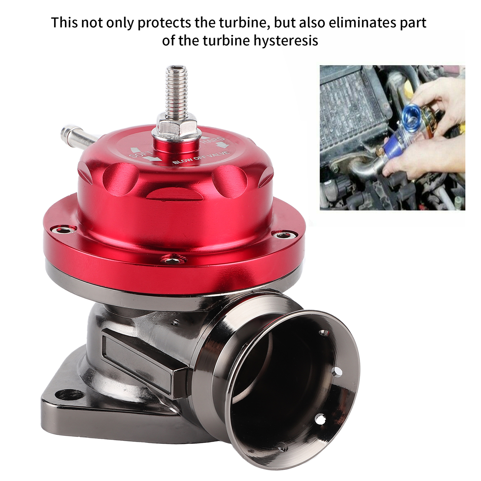 Car Aluminum Turbo Blow Off Valve BOV Dump Valve Kit Accessory For Auto ...