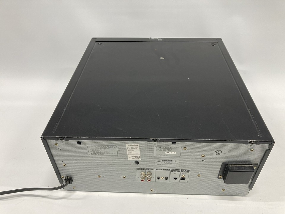 Sony 300 CD Changer Player CDP-CX355 Compact Disc Mega Storage. No ...
