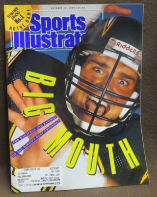 #2442 SPORTS ILLUSTRATED OCTOBER 15 1990 BURT GROSSMAN BIG MOUTH | eBay