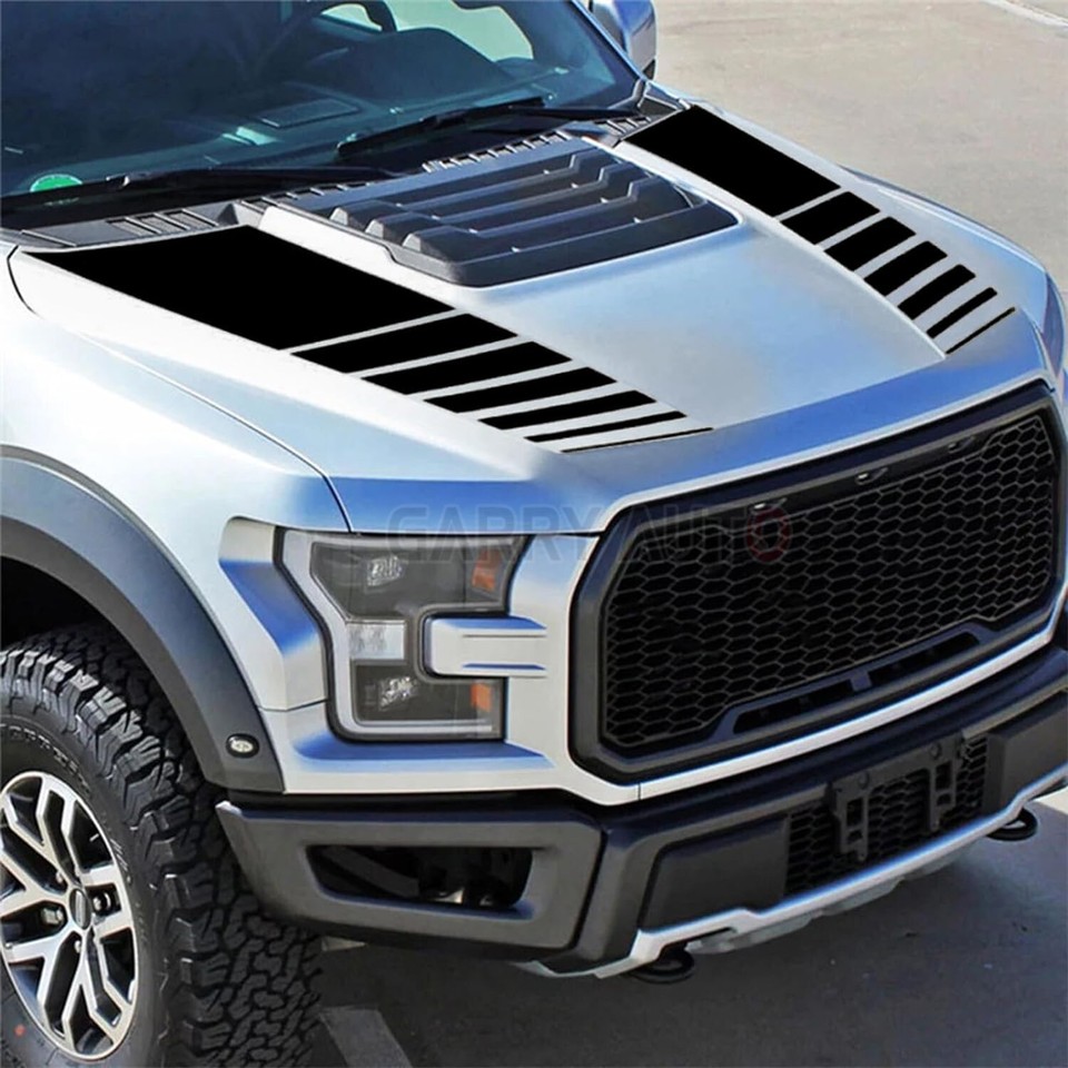 2x Graphics Bonnet Sticker Pickup Truck Hood Vinyl Decal For Chevrolet ...