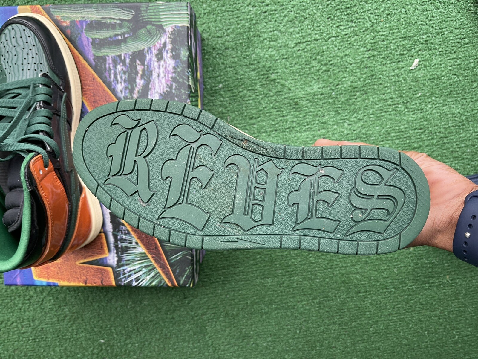 Air Kiy “ FAMU Rattlers " edition size 9 (In Hand ready to ship) Reves ...