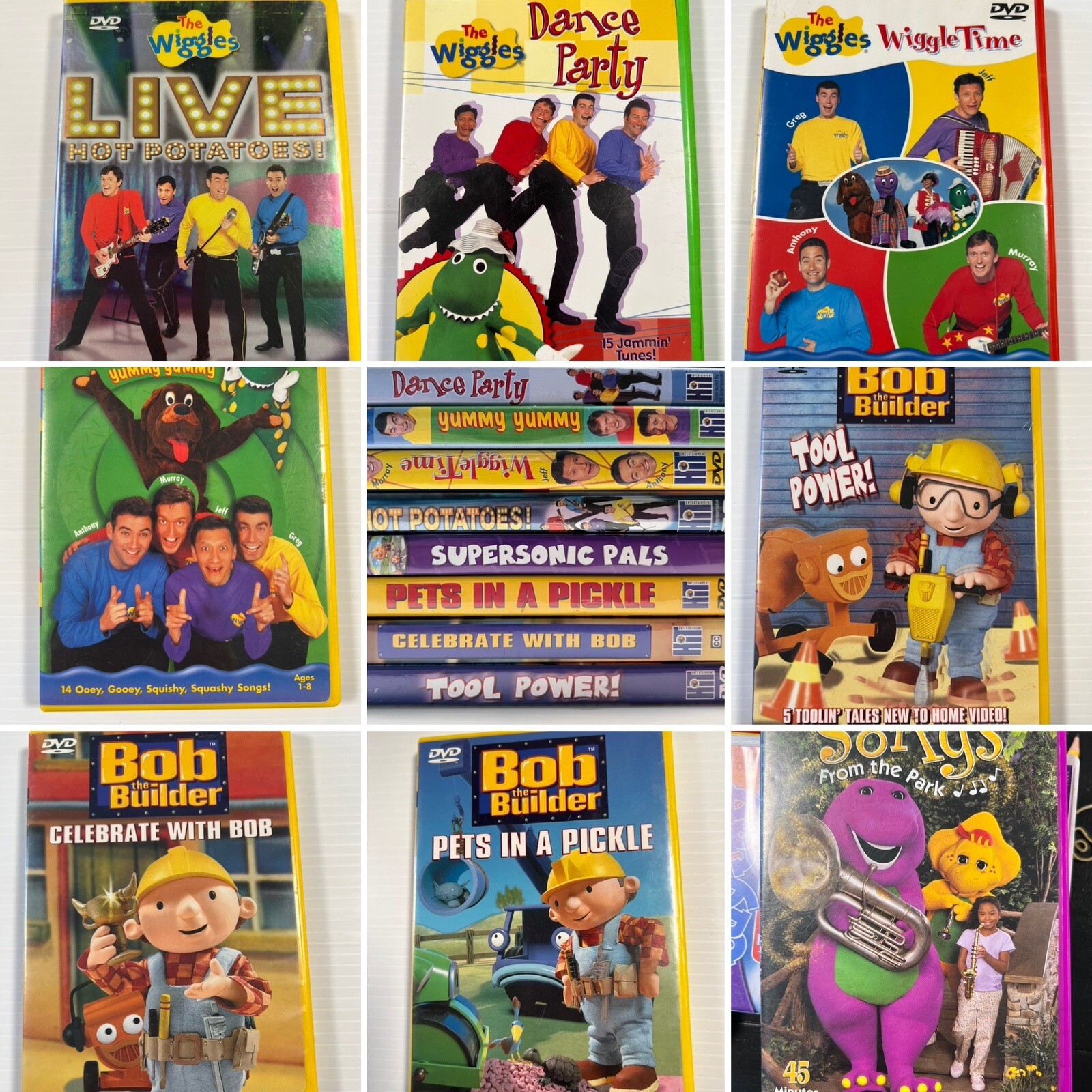 Vintage Kids DVD Lot Bob the Builder, | Grelly USA