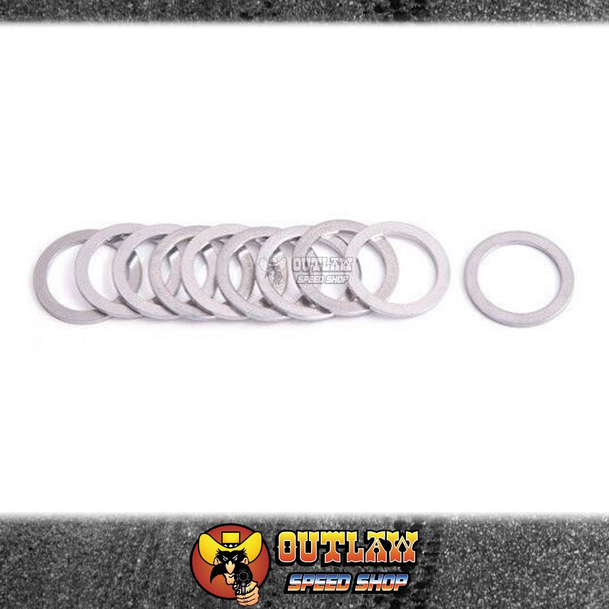 SPEEDFLOW ALUMINIUM CRUSH WASHERS 14mm (9/16") ID 10-PACK - SF901-06-X ...