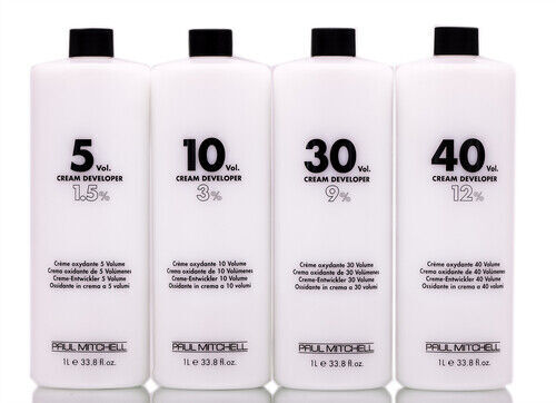 PAUL MITCHELL CLEAR and CREAM DEVELOPERS Liter ( Choose Your Volume ...