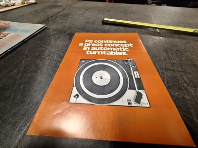 1974 PE IMPRO TURNTABLE ADVERTISING DEALER CATALOG BROCHURE | eBay