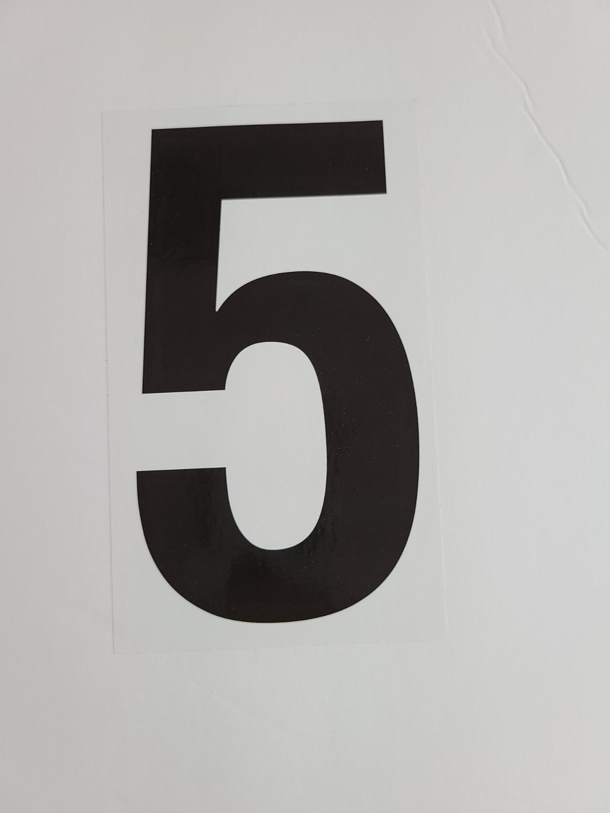 Choice of Big 5" Numbers Vinyl Decal Stickers Street Address Mailbox ...