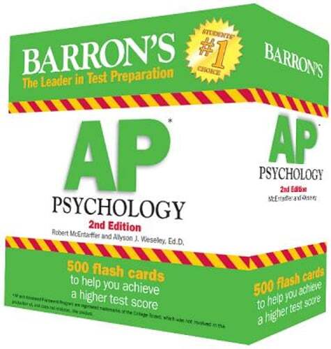 Barron's AP Psychology Flash Cards, 2nd Edition by Robert McEntarffer ...