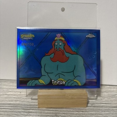 2025 Topps Chrome SpongeBob SquarePants Triton Blue Refractor /150 ...