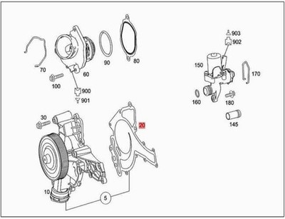 Genuine MERCEDES Gasket 2722010080 | eBay