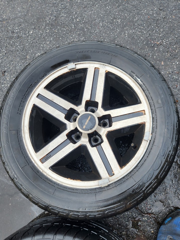 4 - 1985 - 1987 IROC Camaro Wheels Rims Grey Front & Rear W/ Tires 1986 ...
