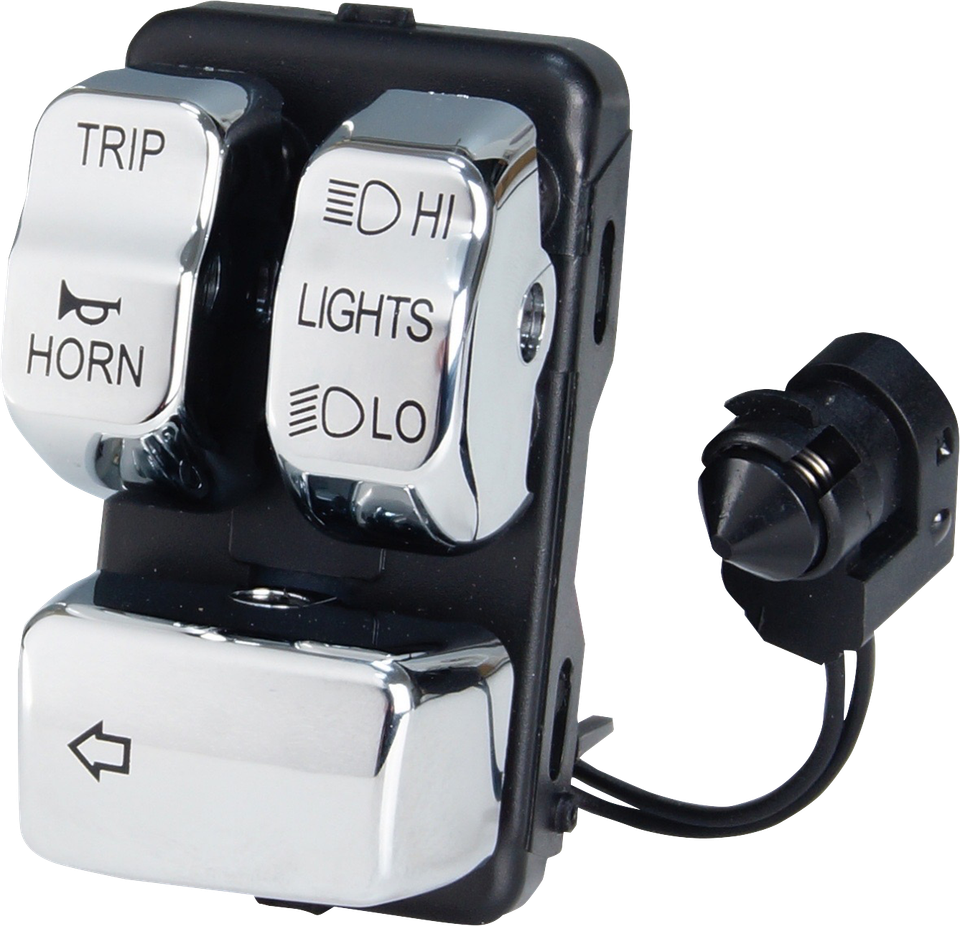 Drag Specialties Can Bus Handlebar Control Module Chrome Left 0616-0386 ...