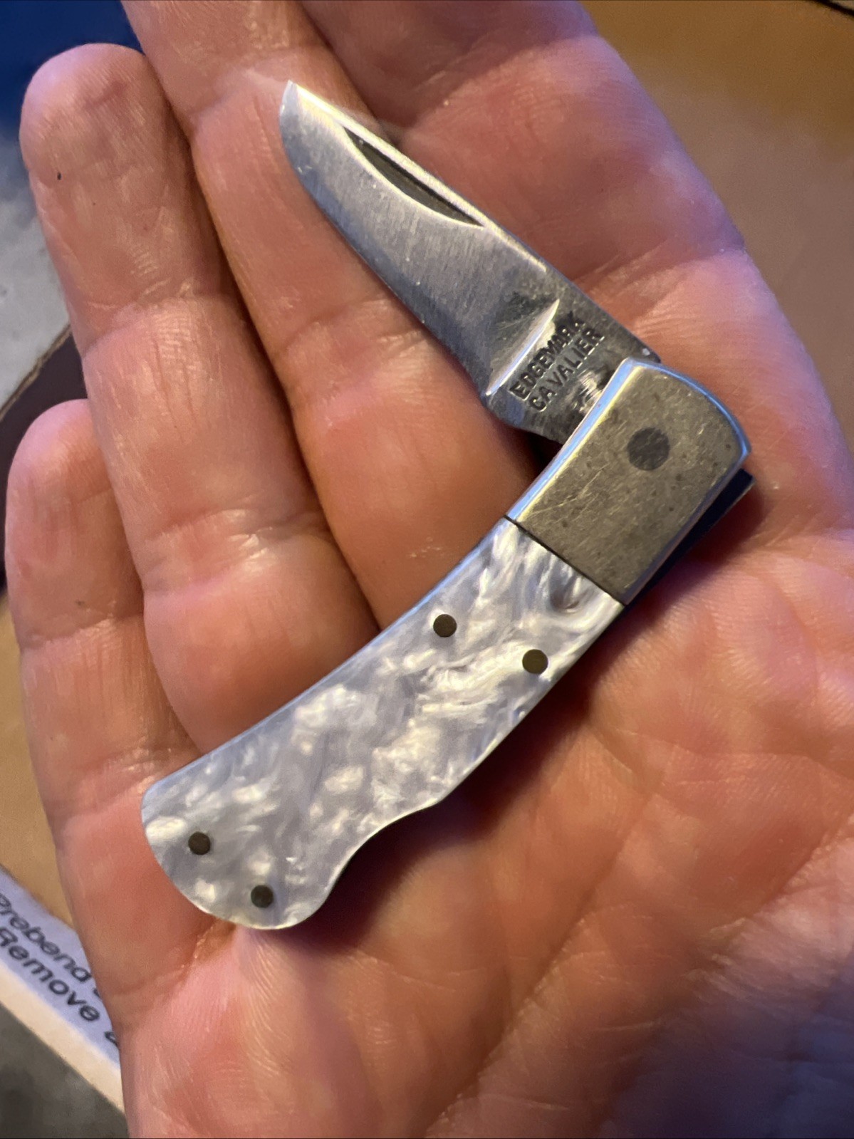 Edgemark Cavalier Pocket Knife 11-331 mother Of Pearl 2.25” Vintage | eBay