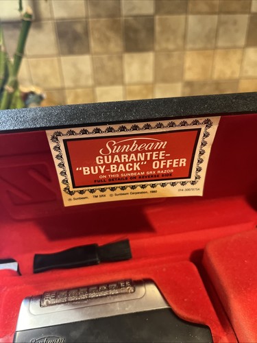 Electric Shaver Sunbeam SRX Cord Razor Men’s Original Case Works ...