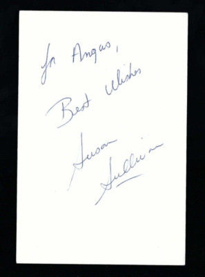 Susan Sullivan signed autograph 4"x 6" card soap opera Another World | eBay