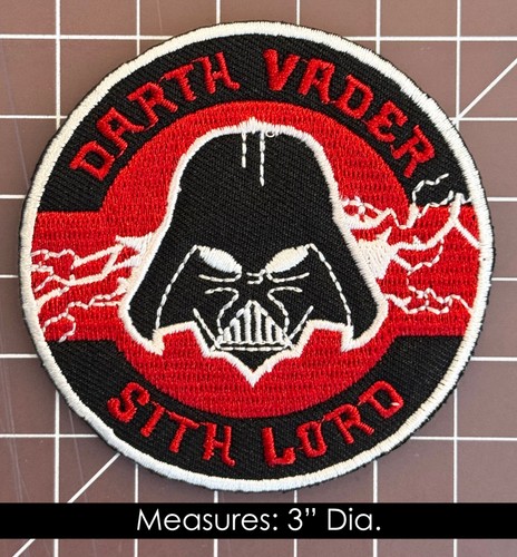 Star Wars: Darth Vader Sith Lord (Round) Embroidered Iron-on Patch | eBay