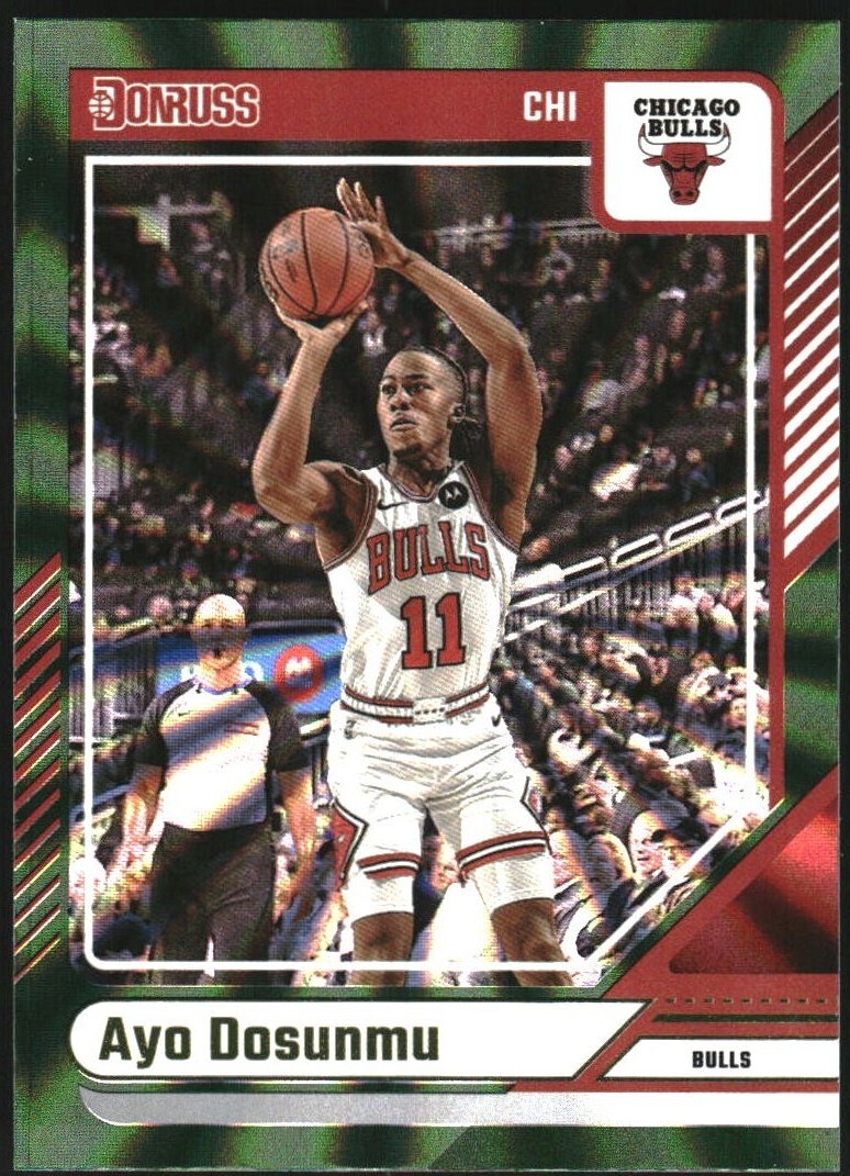 2024-25 Panini Donruss - Ayo Dosunmu #133 Holo Green Laser for sale ...
