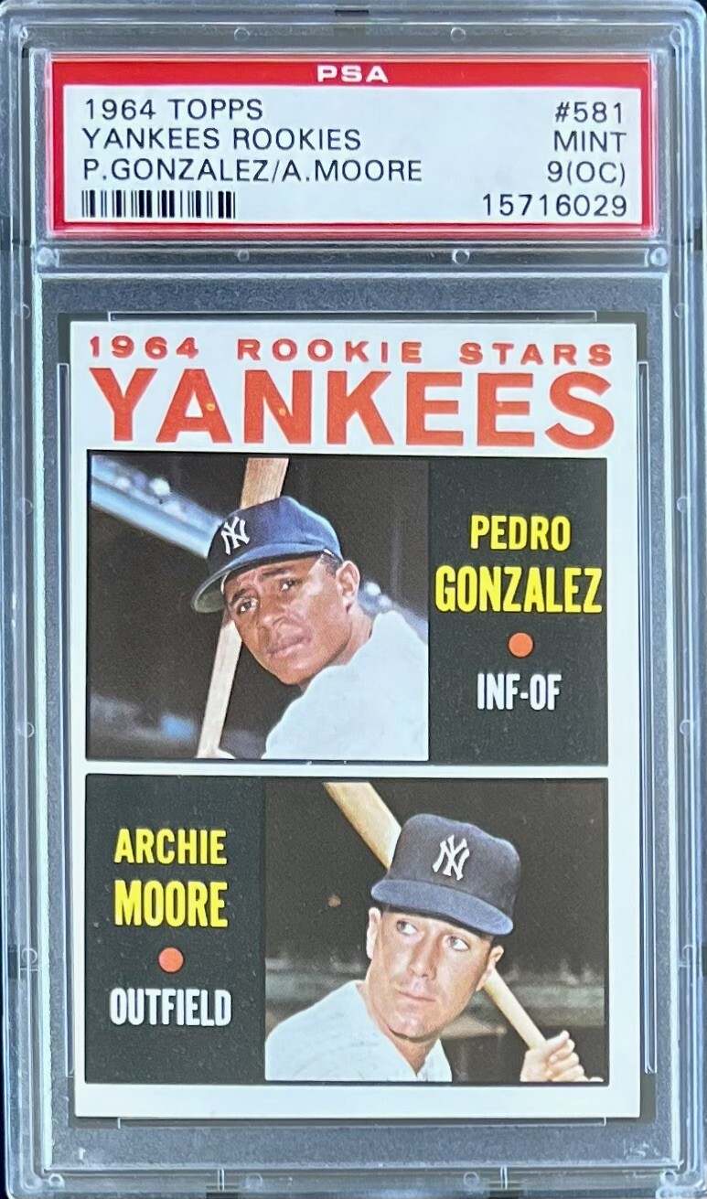 1964 Topps - High # #581 Archie Moore, Pedro Gonzalez (RC) for sale ...