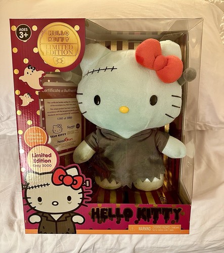 Hello Kitty Limited Edition Halloween Plush Toy Frankenstein Australia ...