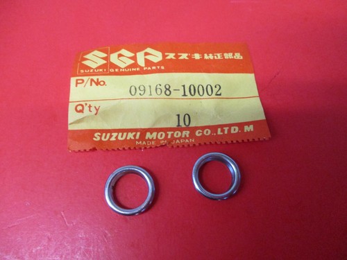 NOS NEW OEM ORIGINAL SUZUKI T350 RV90 RV125 GT500 GASKET QTY2 09168 ...