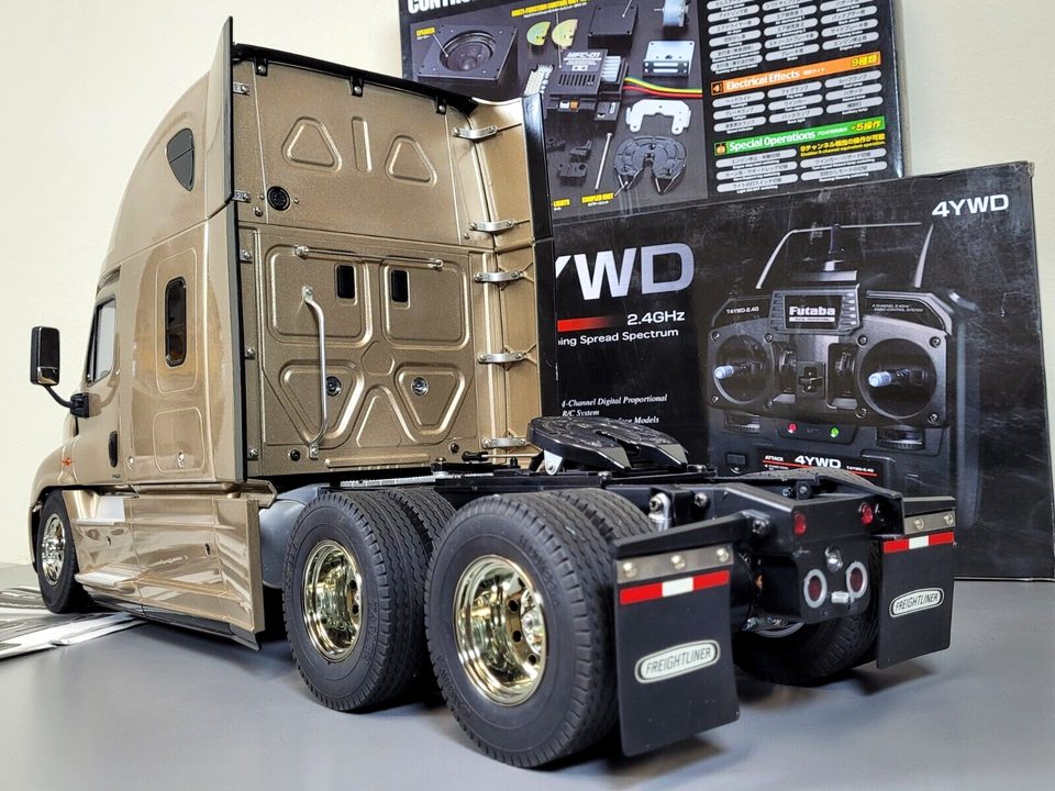 Tamiya 1/14 XB Cascadia Freightliner Truck +MFC-01 Sound LED Unit ...