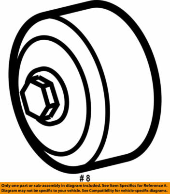 88440-25070 Toyota Pulley assy, idle 8844025070, New Genuine OEM Part ...