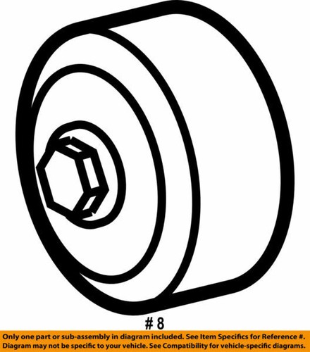 88440-25070 Toyota Pulley assy, idle 8844025070, New Genuine OEM Part ...