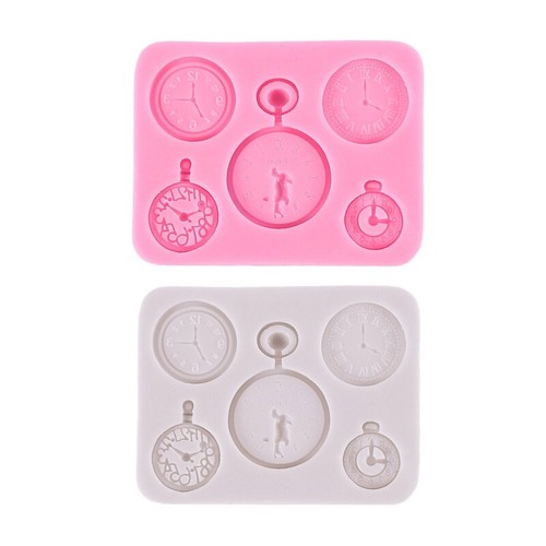 3D Pocket Watch Clock Mold DIY Handmade Soap Mold for Making Fondant ...