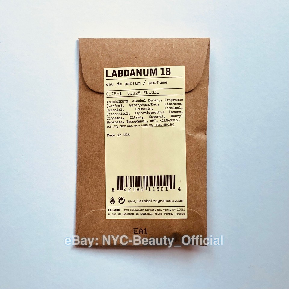 Le Labo Eau De Perfume Samples 0.75 ml each [Choose your scent] | eBay
