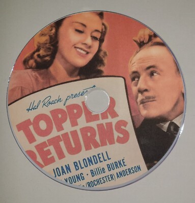 TOPPER RETURNS 1941 DVD PUBLIC DOMAIN FILM JOAN BLONDELL, CAROLE LANDIS ...