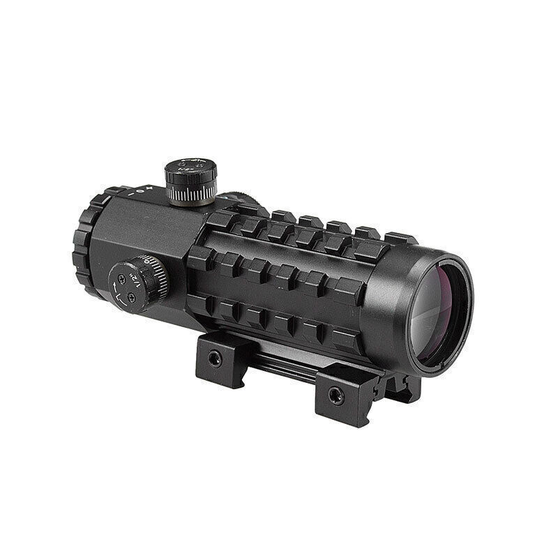 3X28 Green Red Dot Cross Sight Scope Optics Riflescope Fits 11mm 20mm ...