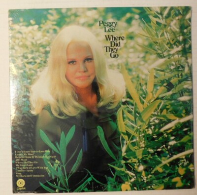 SEALED LP Peggy Lee "Where Did They Go" Capitol ST-810 Stereo | eBay