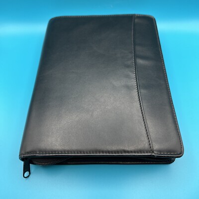 Planners & Organizers - Leather Day Runner Planner Zipper Organizer