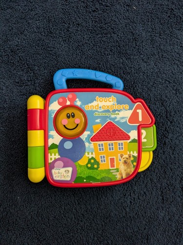 Baby Einstein Touch and Explore Discovery Book - English Spanish French ...