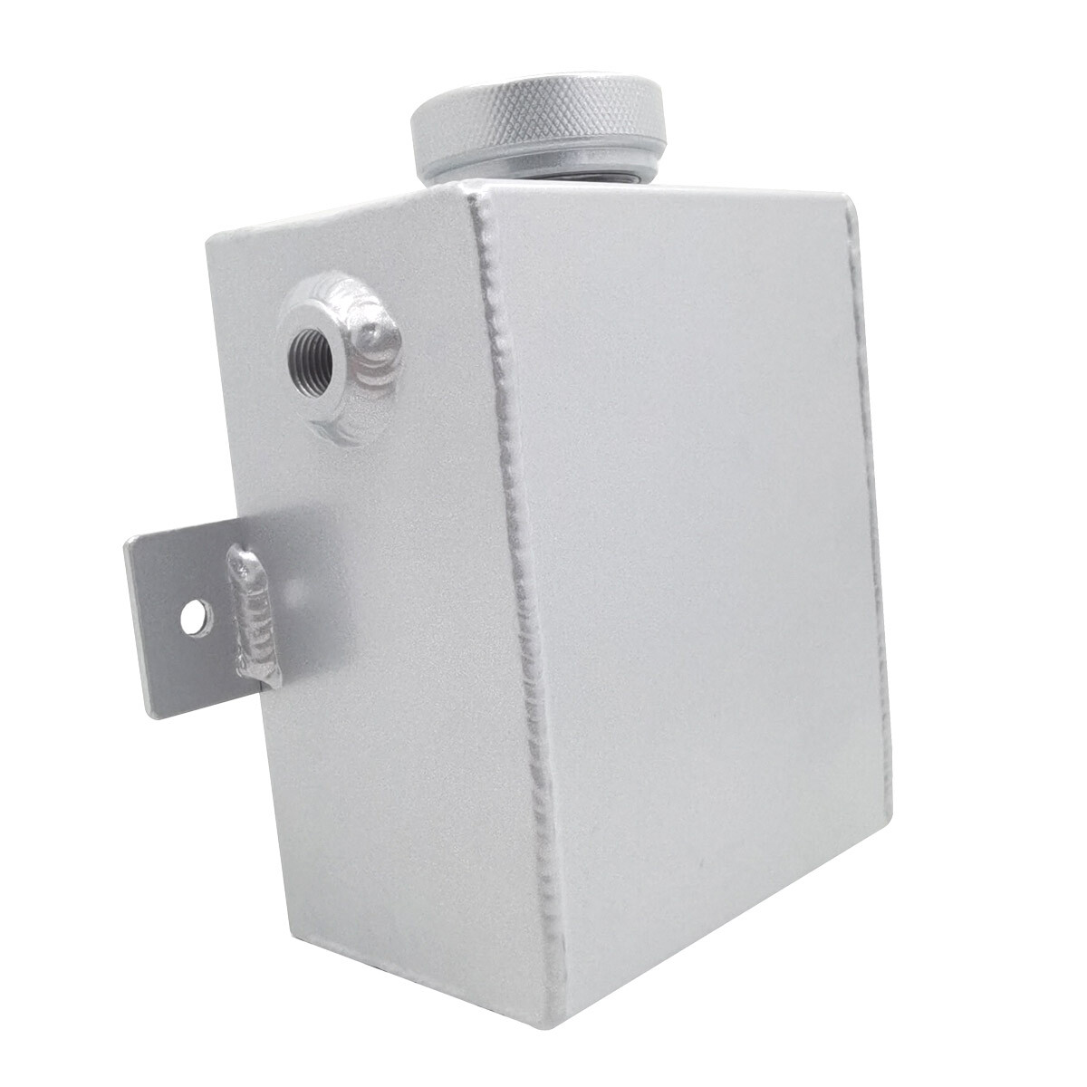 1.2L Universal Aluminum Alloy Radiator Coolant Overflow Bottle Tank ...