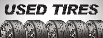 3ft x 8ft Used Tires (silvg) Vinyl Banner -Alt to Banner Flag 3'x8 ...