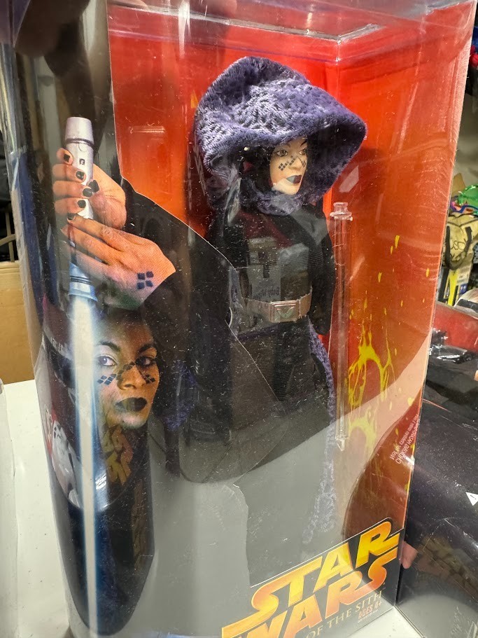 LOT 5 STAR WARS ROTS 12" FIGURES VADER, 2X CLONE TROOPER,SHAAK TI ...