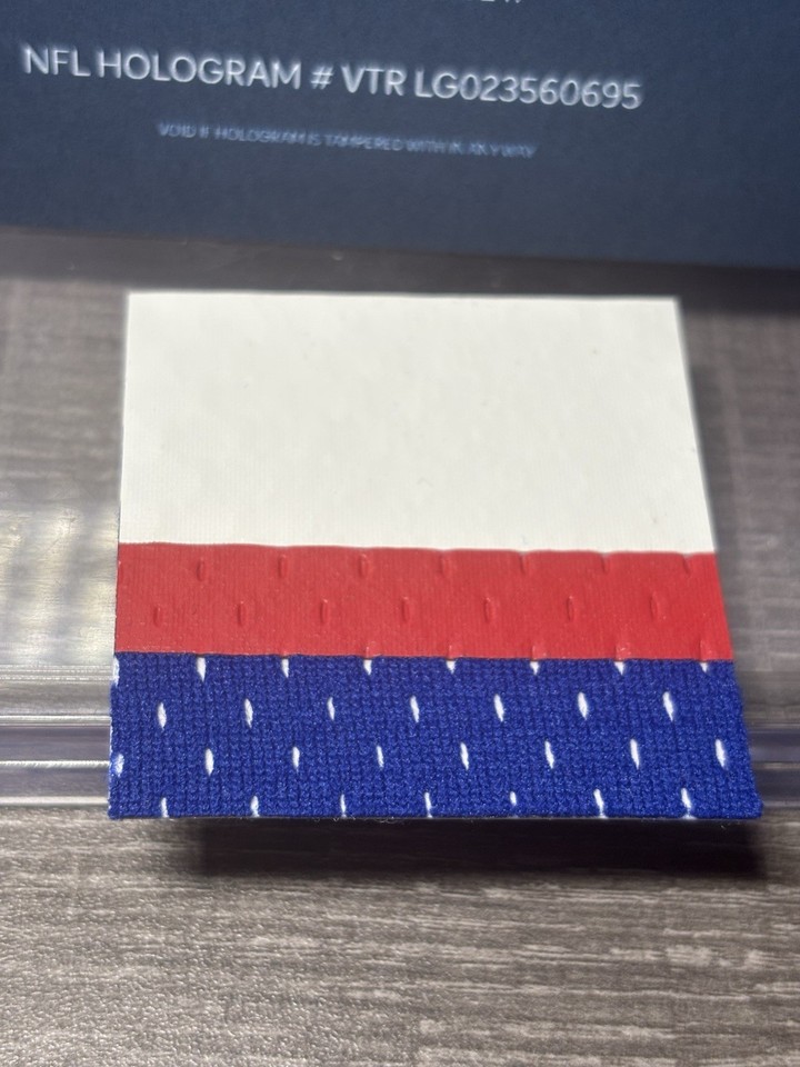 HARRY CARSON GAME USED WORN PATCH NFL COA HOLOGRAM NEW YORK GIANTS HOF ...