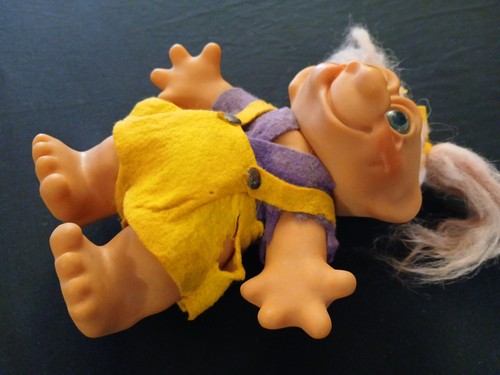 Vintage Troll Doll Bank From 1960's - 7" Tall - Original Clothing ...