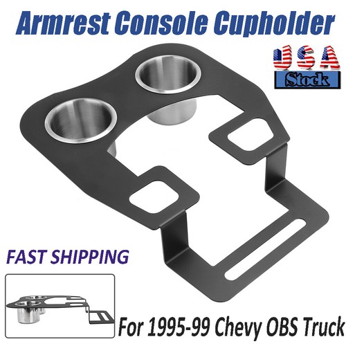 Armrest Console Cup Holder Bracket For 1995-99 Chevy OBS Truck 60/40 ...