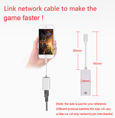 iOS to RJ45 Ethernet LAN Wired Network Adapter Cable for iPhone 13 12 ...