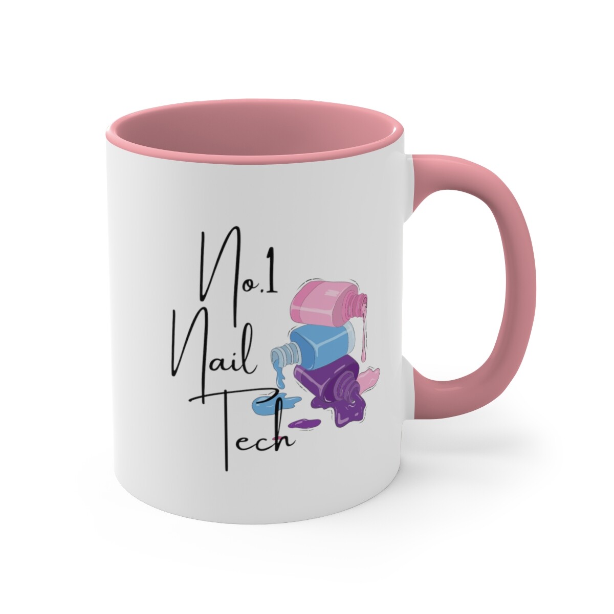 No.1 Nail Tech Accent Coffee Mug| Nail Technician Gift | eBay