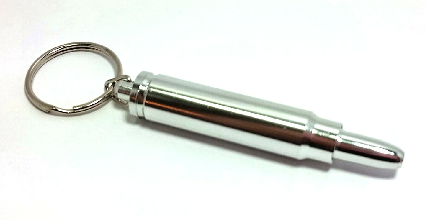 Silver Bullet keychain Stash Pipe Transforming Bullet Key Chain | eBay