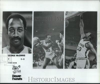 1978 Press Photo Denver Nuggets basketball player George McGinnis ...