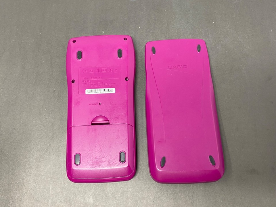 Pink Casio FX-9750 GII Graphing Calculator Pink W/ Slide Cover Tested ...