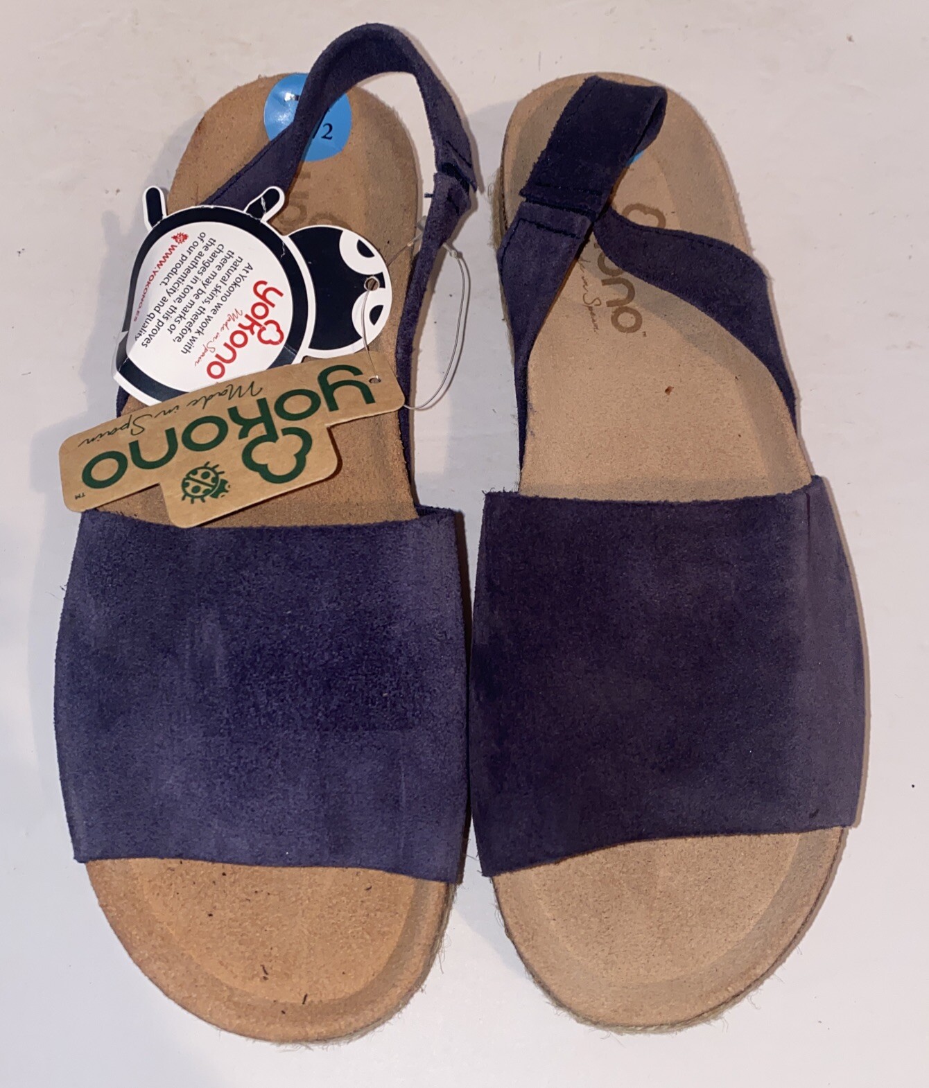 Yokono Leather Slide Sandals Size 7.5 Made in Spain. | eBay